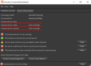 Houdiniが起動しない？ライセンスサーバーを立てよう！！ | 3DCG school