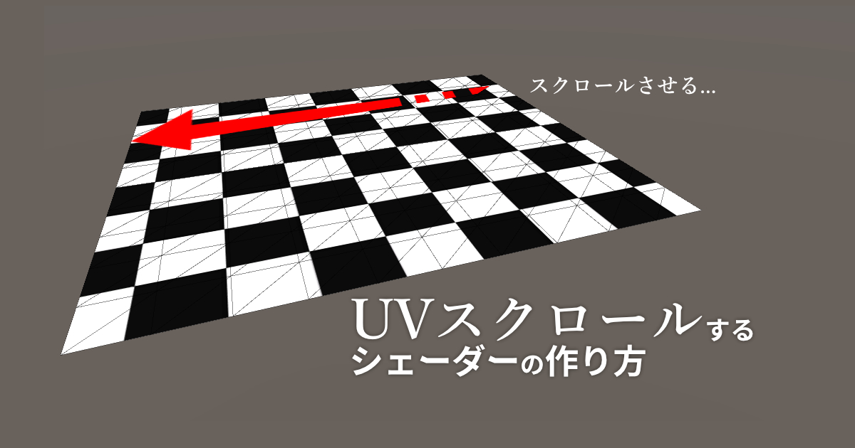 UnityでUVスクロールシェーダーを作る方法 | 3DCG school